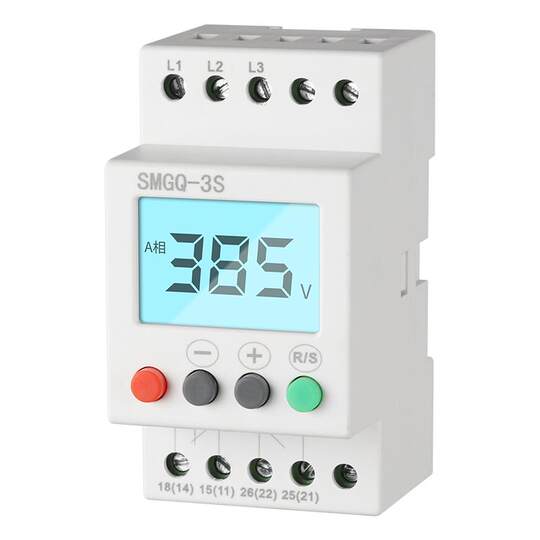 Three-Phase Power Supply Phase Loss Wrong Phase Failure Protector 380V Motor Overvoltage ...