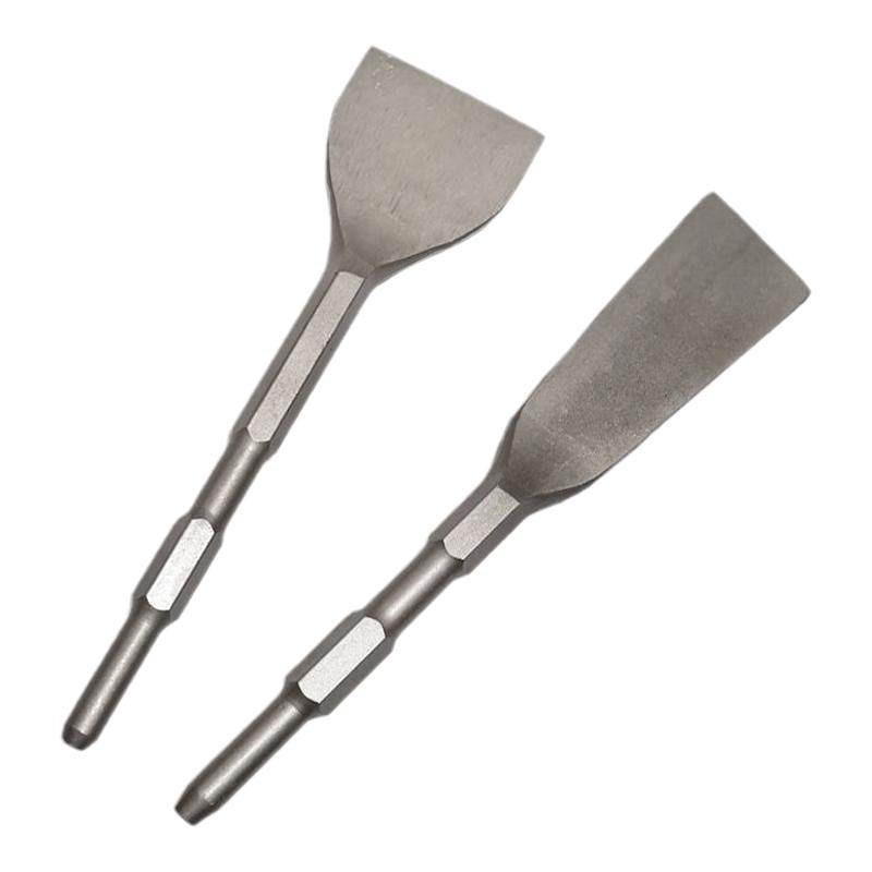 Electric Hammer Widened Chisel Impact Drill for Concrete Walls - Square/Round/Hexagonal Handle