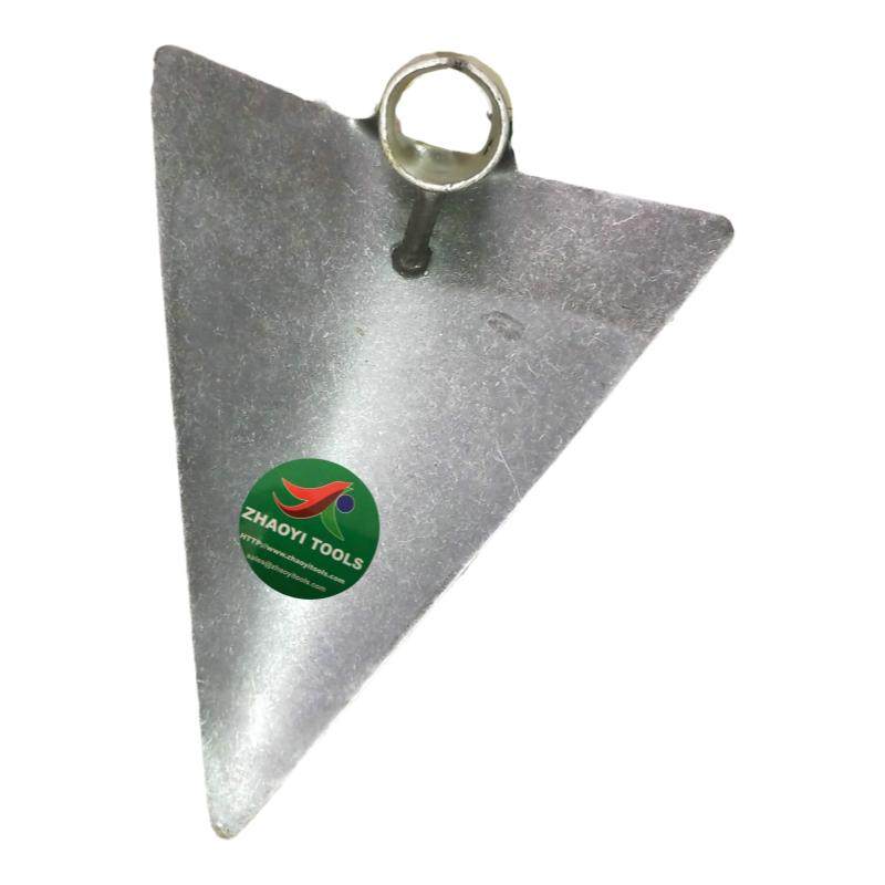 Azada Triangular Zhaoyitools - Azada Plana de Acero para Jardinería y ...