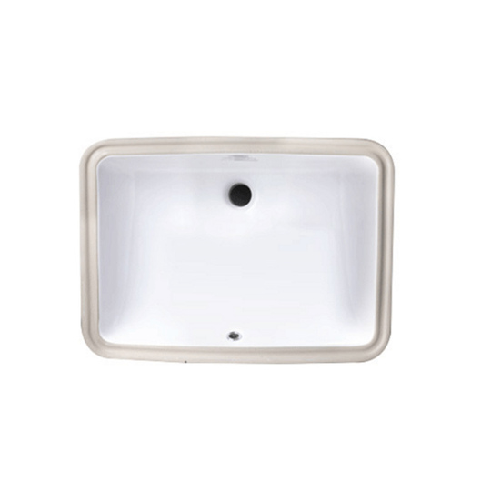 Basin Basuh Di Bawah Kaunter Seramik Arrow Wrigley - 593x420mm