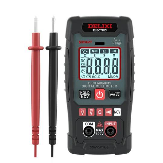 Delixi DMH31 Mini Multimeter - High Precision Digital Meter