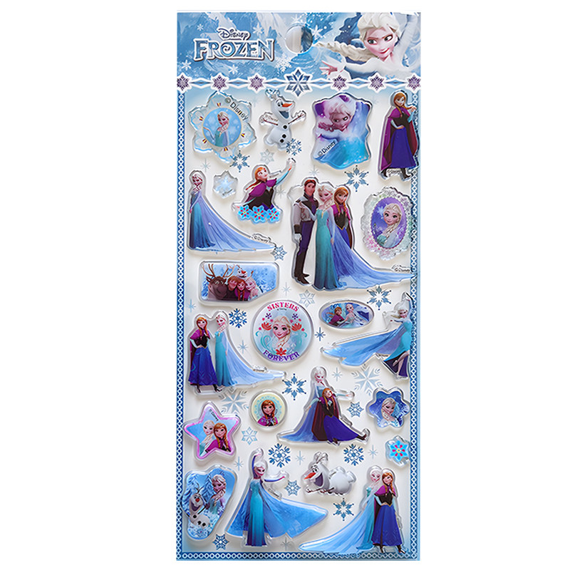 Frozen Princess Elsa Crystal Stickers - Aisha Diamond Ice Queen Sticker ...