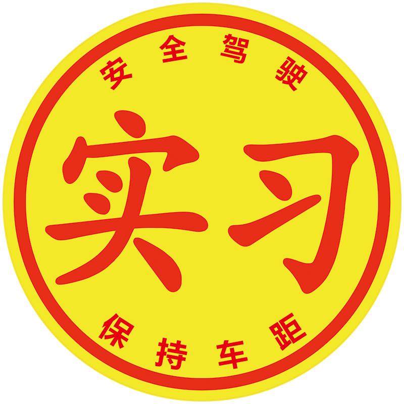 Novice Driver Car Stickers - Funny Magnetic Tips, Waterproof and Large Size