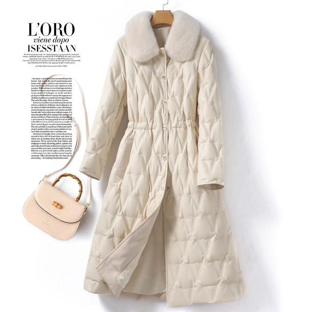 Ginseng clothing female jacket, long lace, waist temperament, white ...