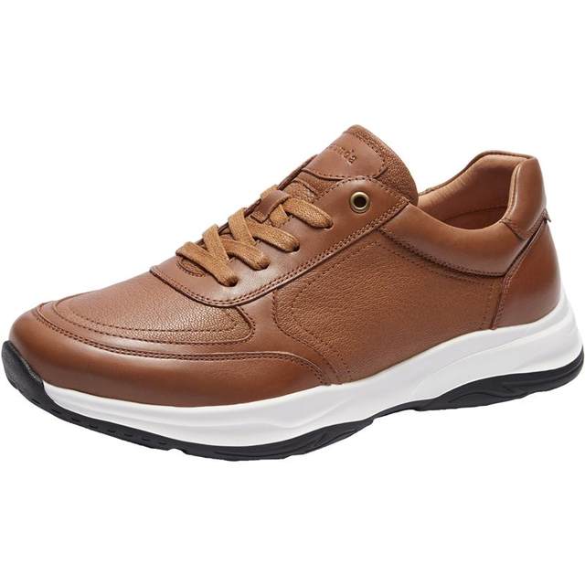 Laersdan's new casual solid color lace-up low-top comfortable sports ...