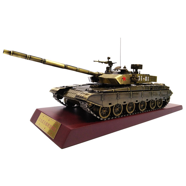 1:30/24China Type 99a main battle tank model tracked movable armored ...