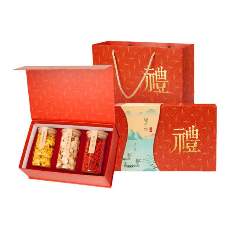 Xinglin Caotang Peach Gum Snow Swallow Soap Rice Gift Box - 550g