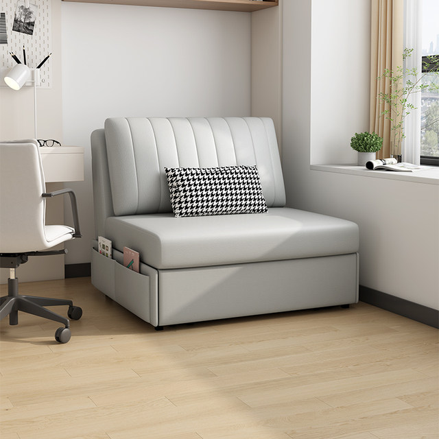 Cat grabbing skinless hand armrest Sofa bed can be folded multi ...