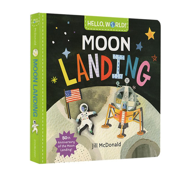 English original HELLO World Moon Landing Hello Science Small World ...