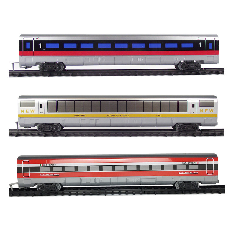 Electric Train Carriage - Green Hard Seat - 1:87 Scale Model