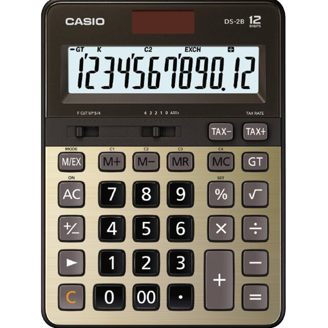 New CASIO Casio DS-2B bank accounting fast flip silent calculator ...