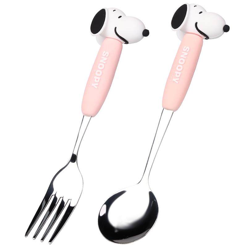 Snoopy Stainless Steel Fork & Spoon Set