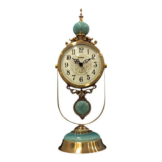European Retro Mechanical Desk Clock High-End Atmospheric Desktop Old ...