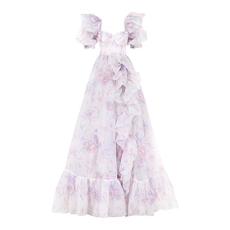 Selkie Violet Fairy Tale Wedding Dress - Ribbon Dancer