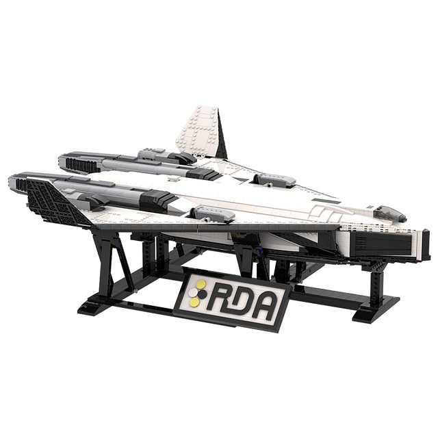 Avatar Valkyrie space shuttle Valkyrie shuttle assembled building block ...