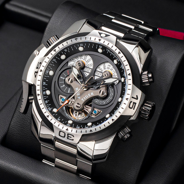 Co-branded Reif Tiger watches men's top ten new brand-name fully ...