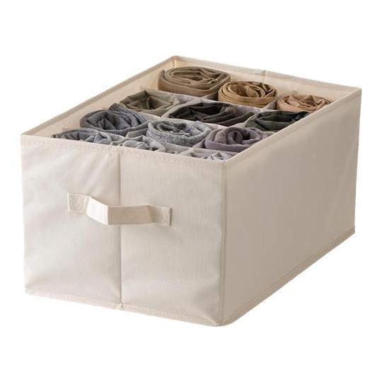Lazy Corner Fabric Storage Box - 20L Japanese Style Drawer Organizer
