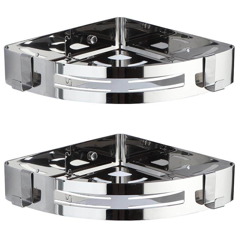 Bathroom Tripod Storage Rack - 304 Stainless Steel Wall Hanging ...