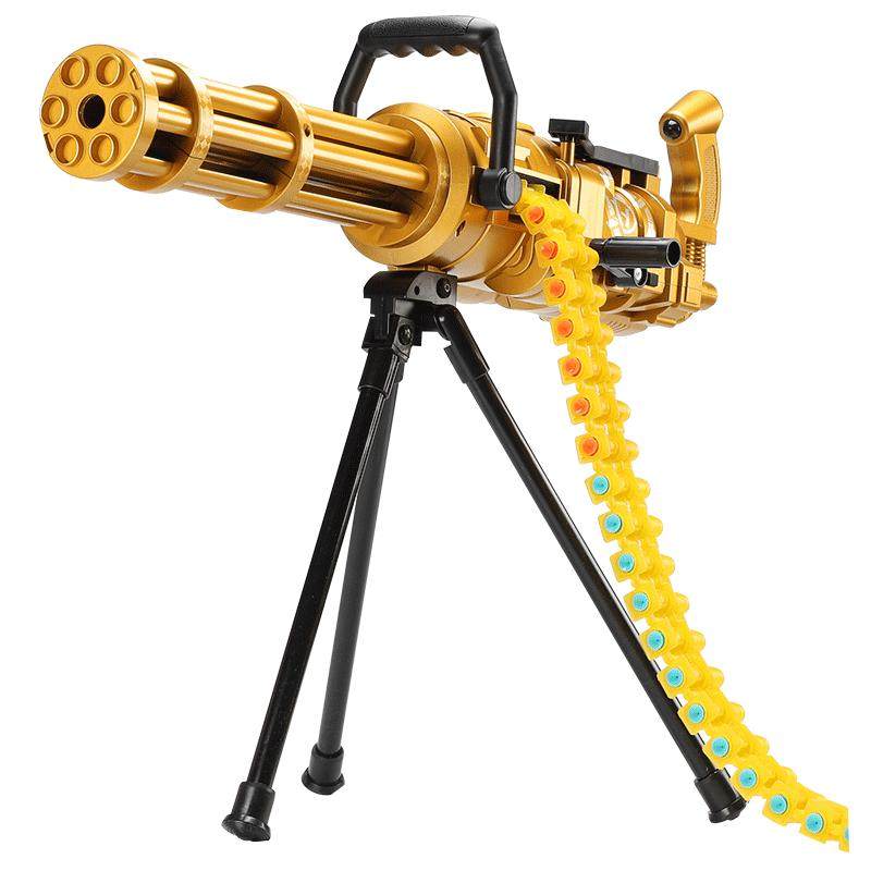 Large Gatling Soft Rubber Bullet Toy Gun for Children