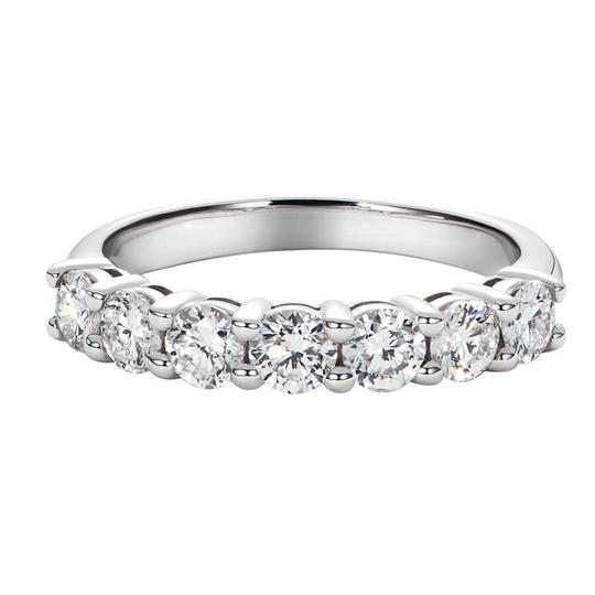 Gem Miner 18K Gold Diamond Ring - 50-Point Round Cut