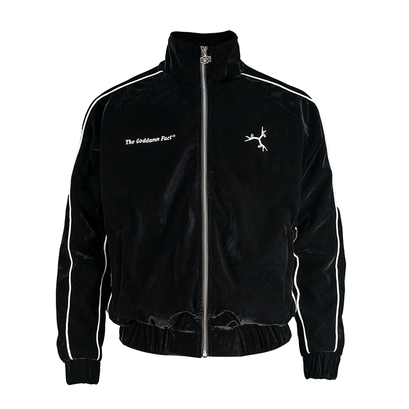 Milu American Rap Retro Velvet Tracksuit - Teenager