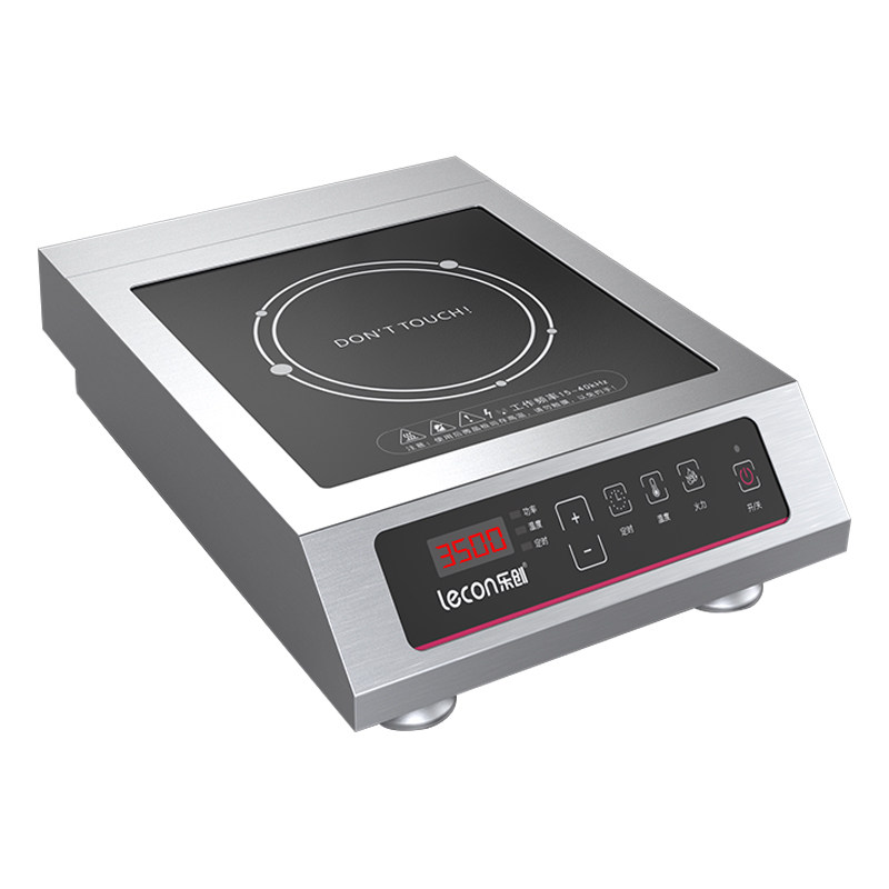 Lecon/Lechuang Commercial Induction Cooker - Stainless Steel (3500W/5000W)