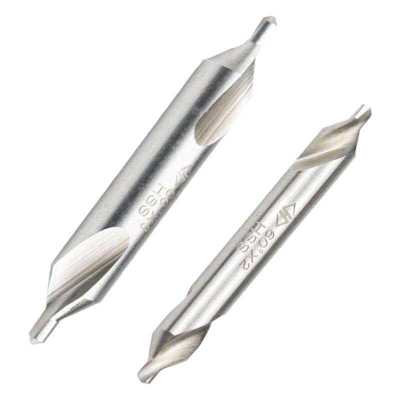 Fine Car 4mm Shank 60 Degree Center Drill Bit - High-Speed Steel