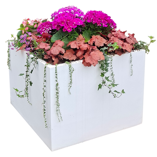 Fiberglass Outdoor Flower Box Terrace, Garden Flower Pond Courtyard ...