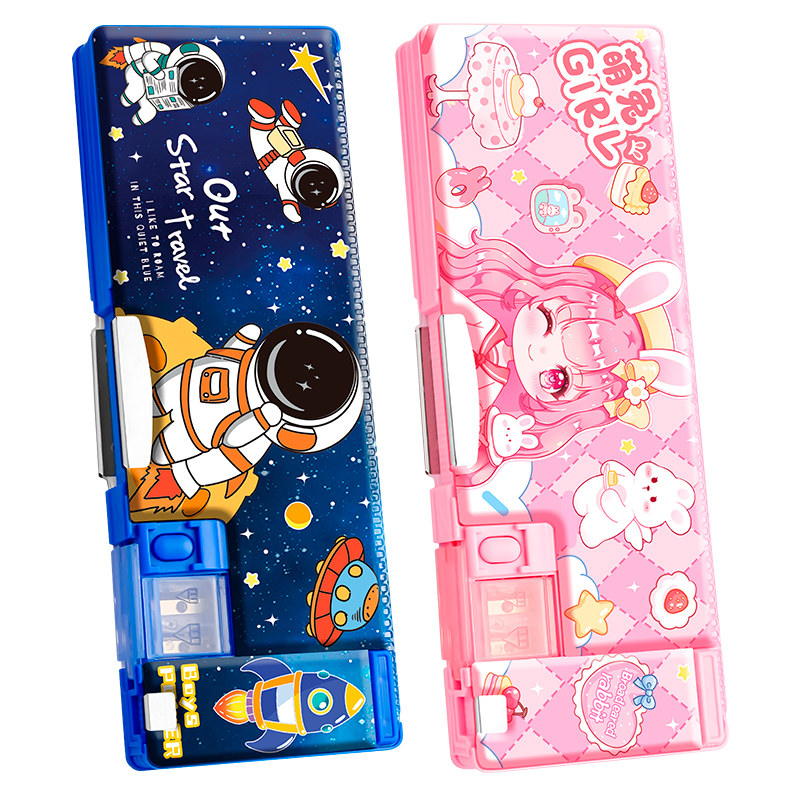 Pencil Bag Stationery Box - Cartoon Pencil Box for Boys and Girls ...