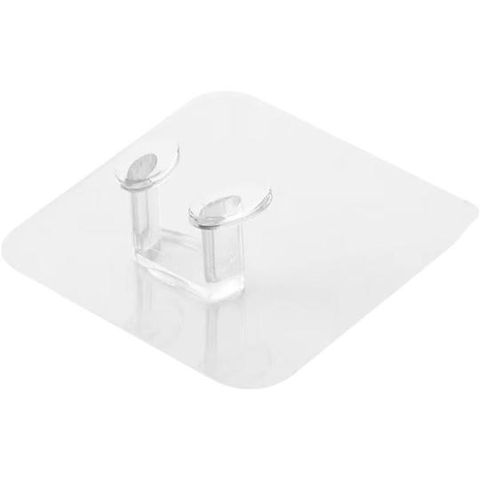 100 Punch-Free Electrical Plug Hooks - Traceless Transparent Adhesive ...