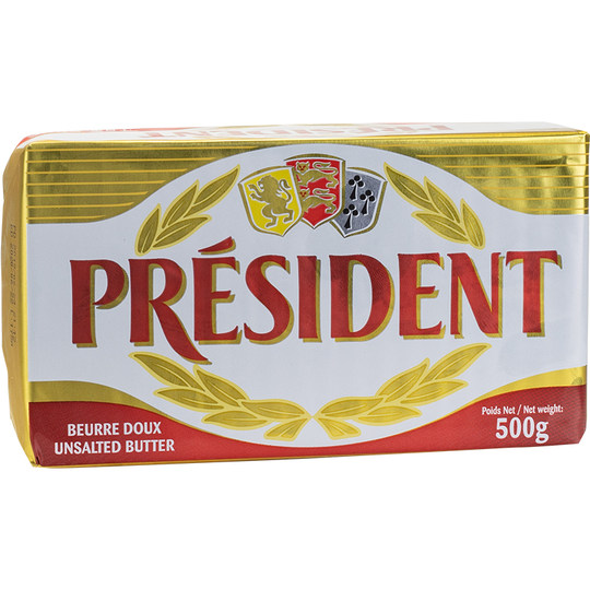 Beurre présidentiel importé de france : beurre léger fermenté pour la ...