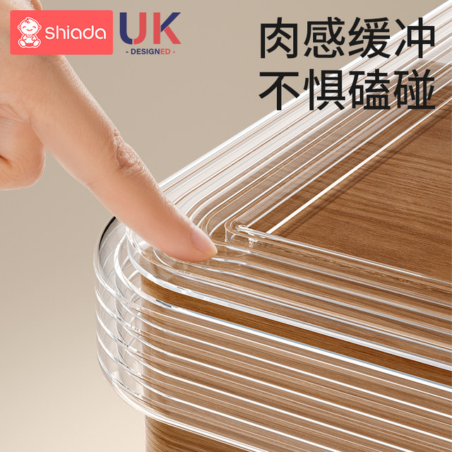 Transparent anti-collision strips for children, environmentally ...