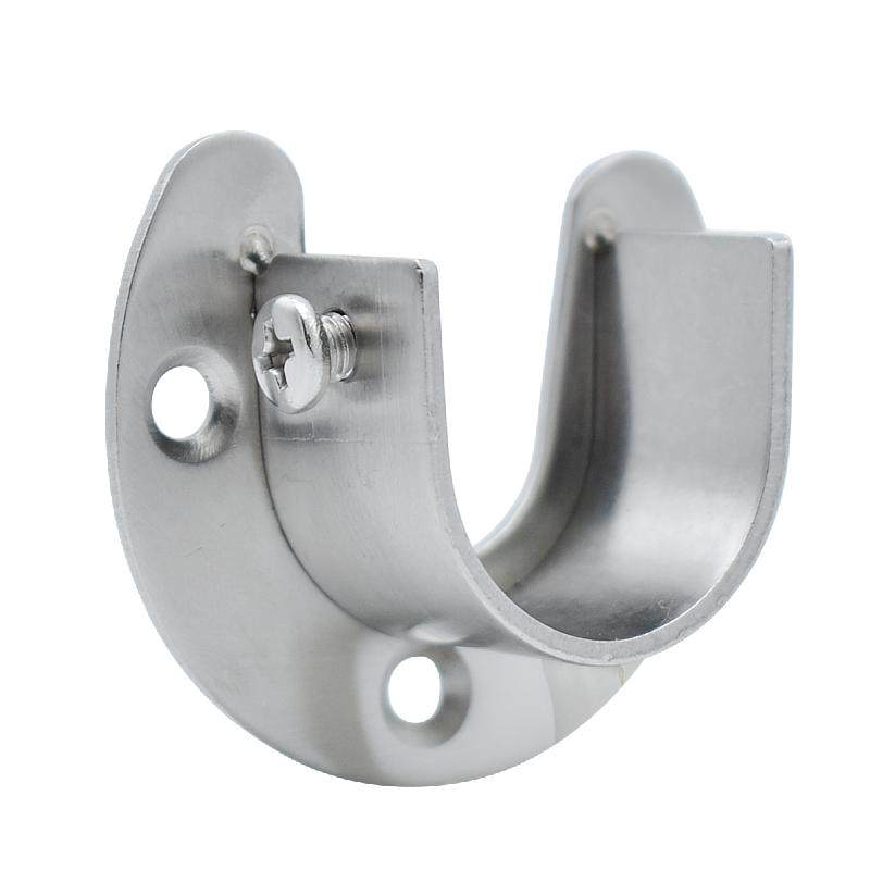 Stainless Steel Clothes Rod Flange Fixed Seat - High Feet Support Rod ...