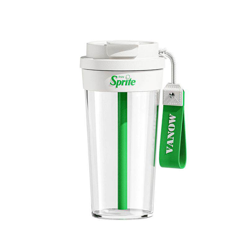 Vanow Sprite Tritan Water Cup - 600ml Portable Bottle with Handle