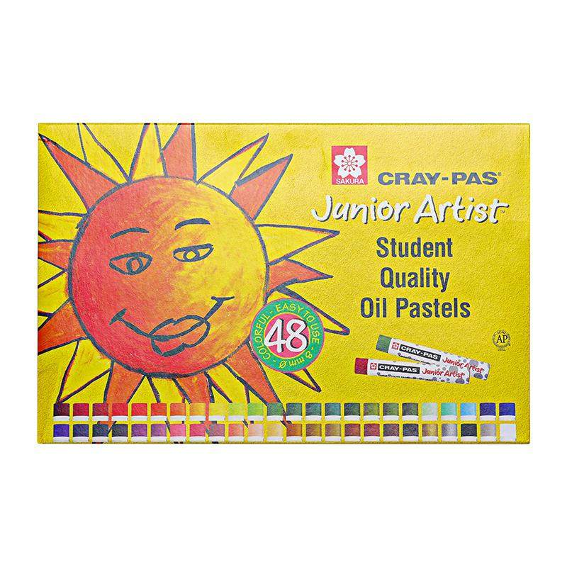 Sakura 48 Color Oil Painting Stick Set - Non-Toxic, No-Mess Crayons