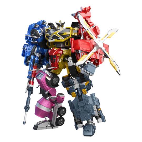 Mini Secret Service Team Toy - Deformation Mech Fit X-Ray Gun Set for Kids