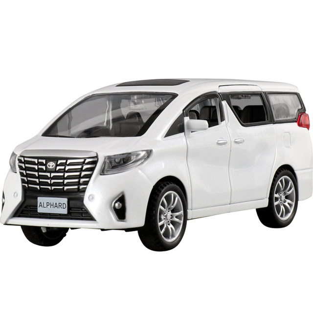 Toyota Elfa large car model Bread car simulation business car alloy ...