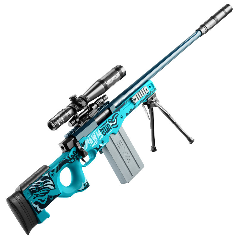 I-aribo AWM 98K Sniper Rifle Toy Gun - High-Precision Electric Soft ...