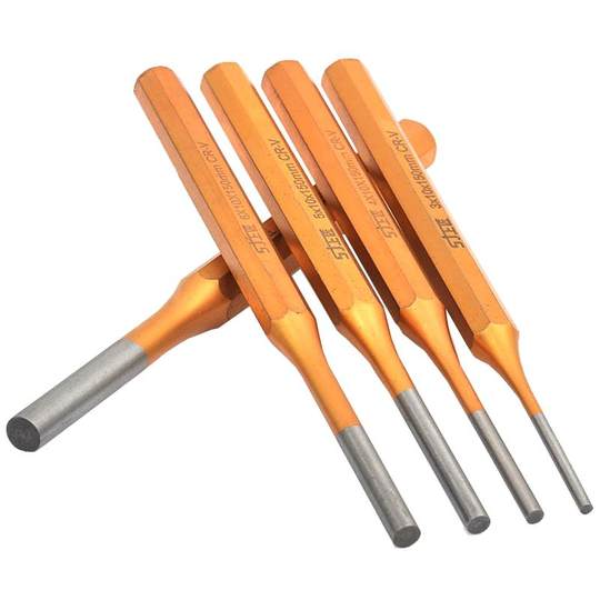 Professional Grade Cylindrical Punch Set - Craftsman Percussion, Pin ...