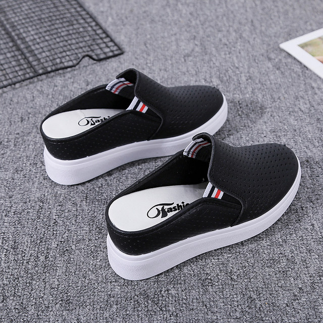 Spring and summer new style heelless lazy shoes for women, high-heeled ...