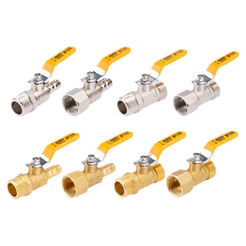 Robinet de Gaz Manual din Alamă - Filet NPT de 1/2" - Trece Directă