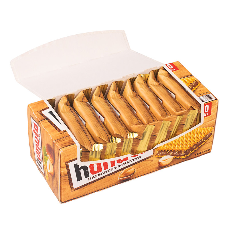 Galletas de oblea hanuta ferrero importadas de alemania - sándwich de ...