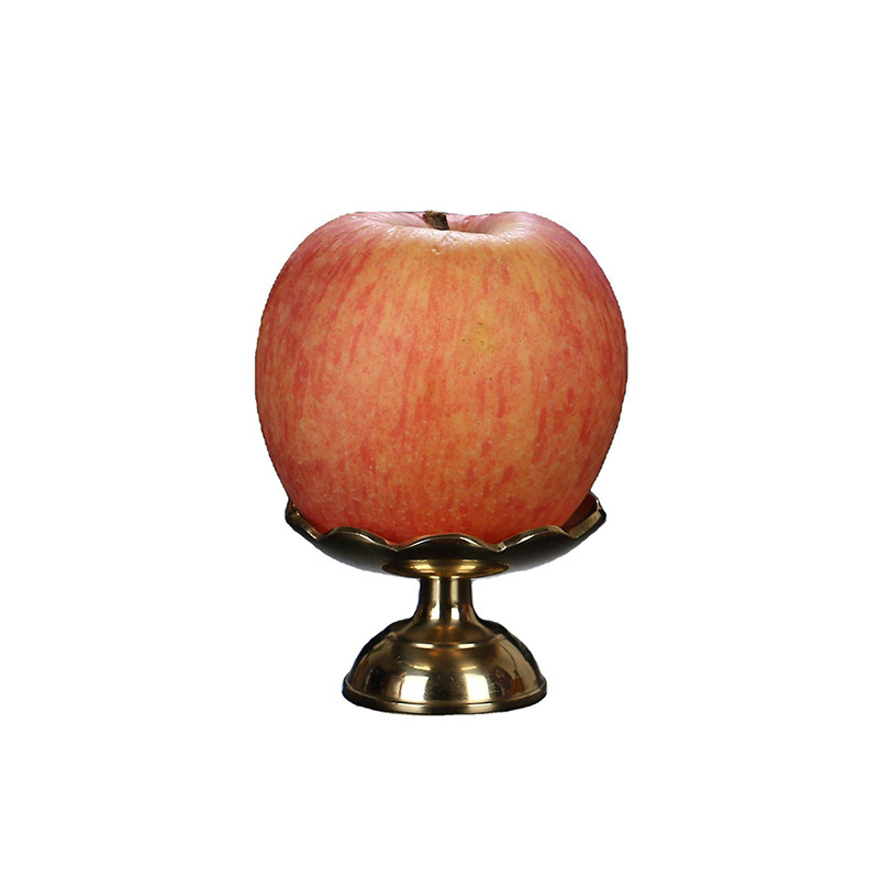 Copper Fruit Plate - Retro Buddhist Offering Bowl