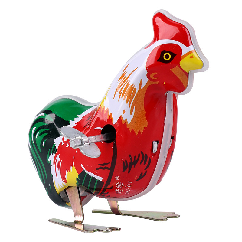 Haha Ball Kurkowy Kogut Zabawka - Nostalgiczna Zabawka Nakręcana