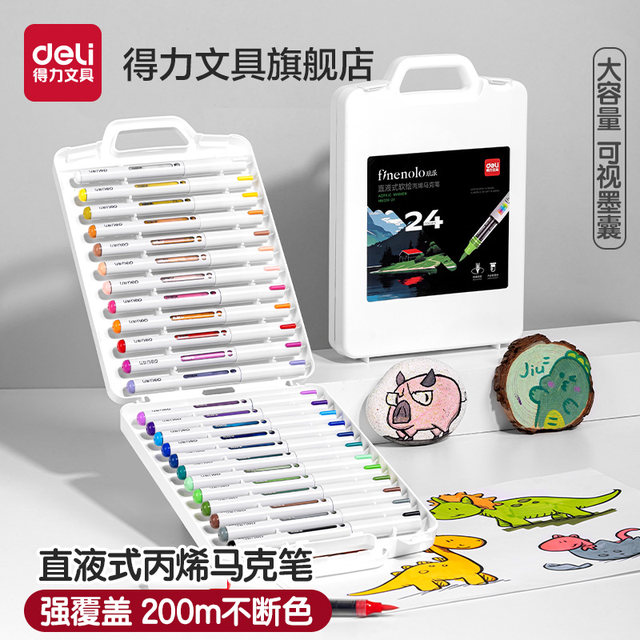 Dequiro straight liquid propylene marks pen is not easy to transmit ...