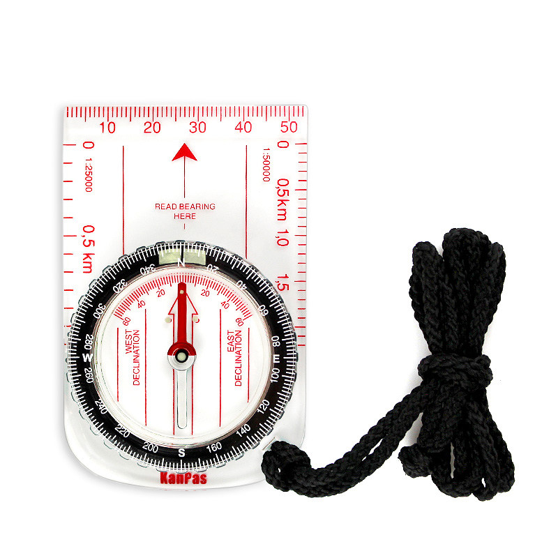 Kanpas Outdoor Compass Map Ruler - Navigation & Mapmaking Tool