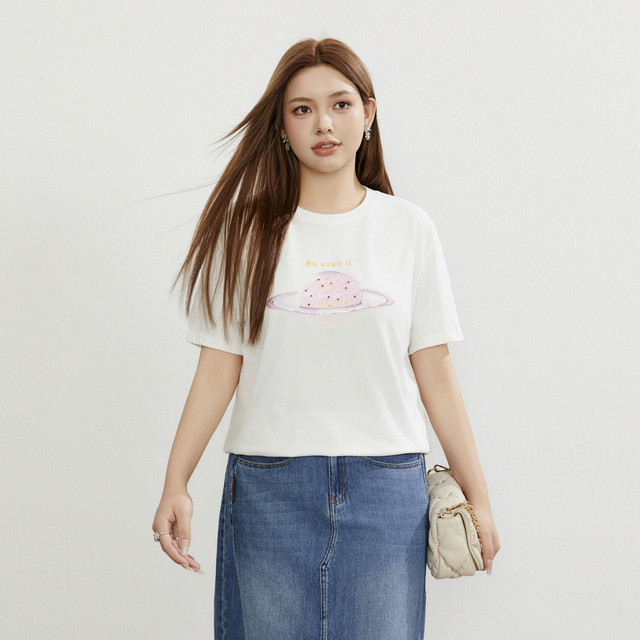 Xianli Show large size women's skin -friendly whole cotton short ...