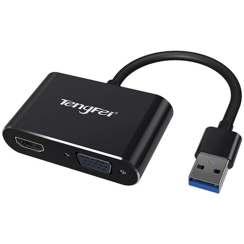 Rozšírenie prevodníka usb na hdmi - vga adaptér pre počítačový monitor ...