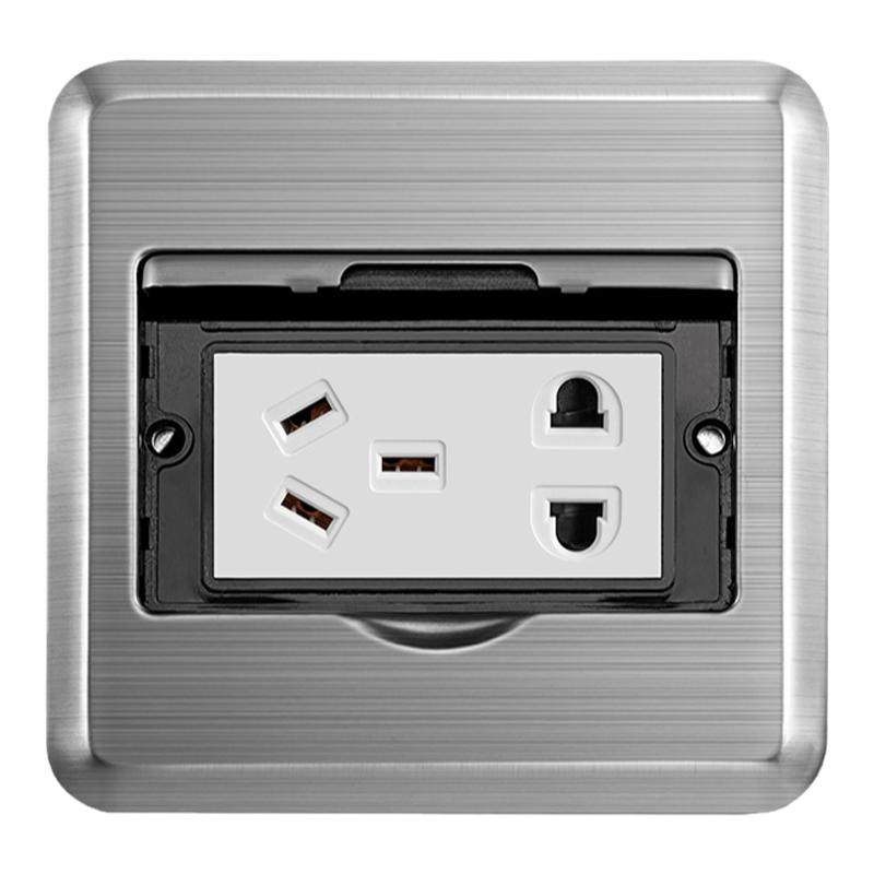 International Electrician Ground Socket - Hidden All-Copper Waterproof ...