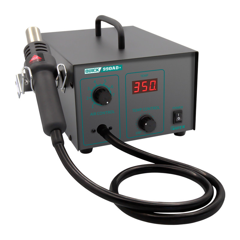 Pistola ad aria calda quick 990ad: stazione di rilavorazione dissaldante industriale senza piombo
